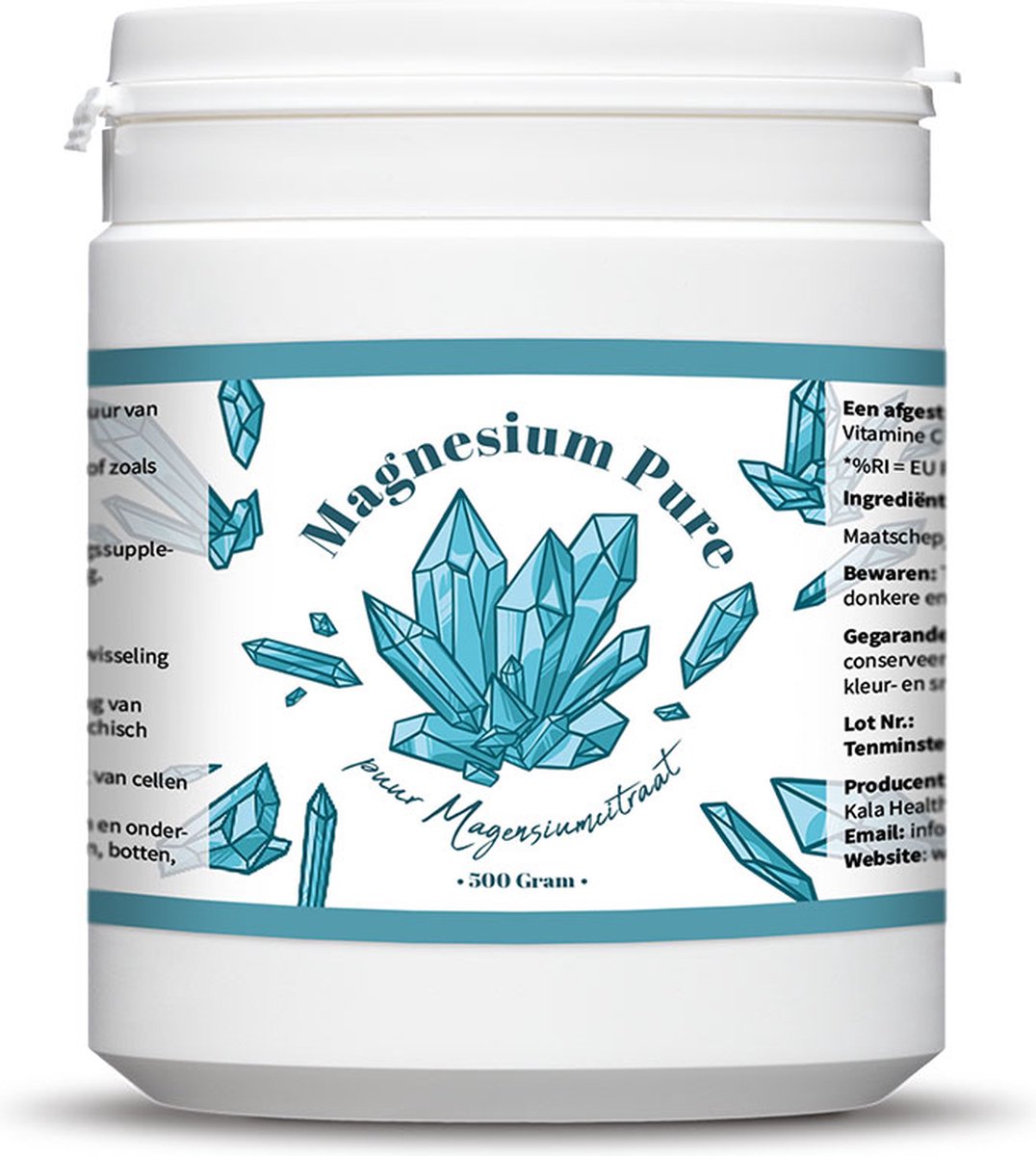 Kala Health Magnesium citraat poeder | 500 gram